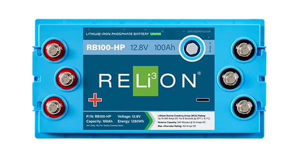 Revolutionizing Marine Batteries: RELiON’s RB100-HP Lithium Starting ...